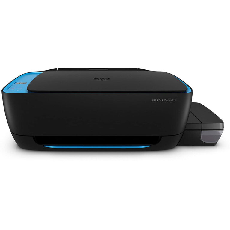 HP 419 All-in-One Wireless Ink Tank Color Printer (Blue, Black, Ink ...